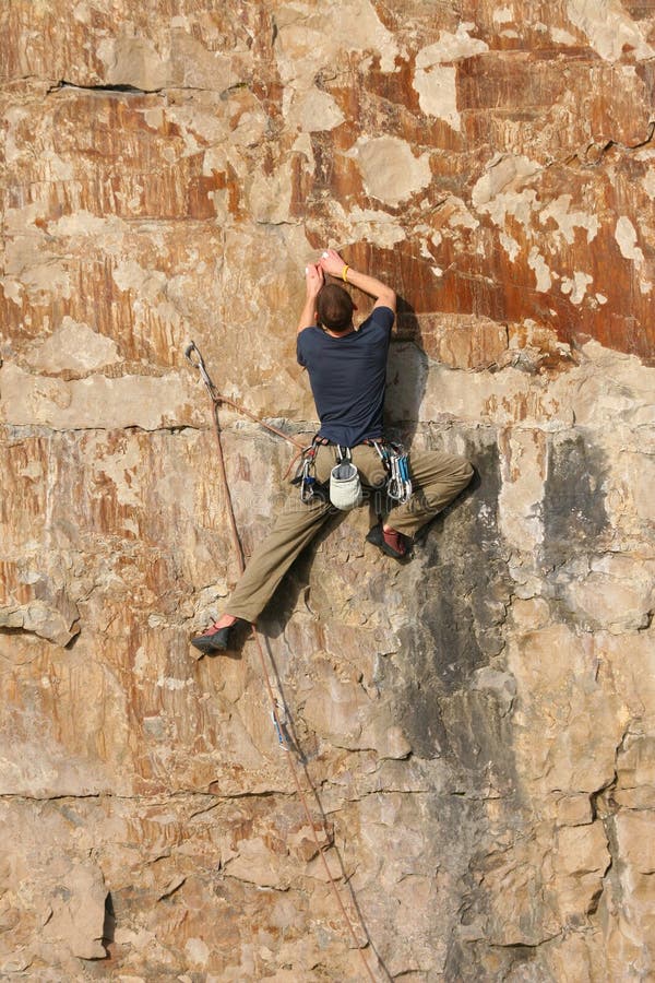 The Climber 5 stock image. Image of rockface, climbing - 466141