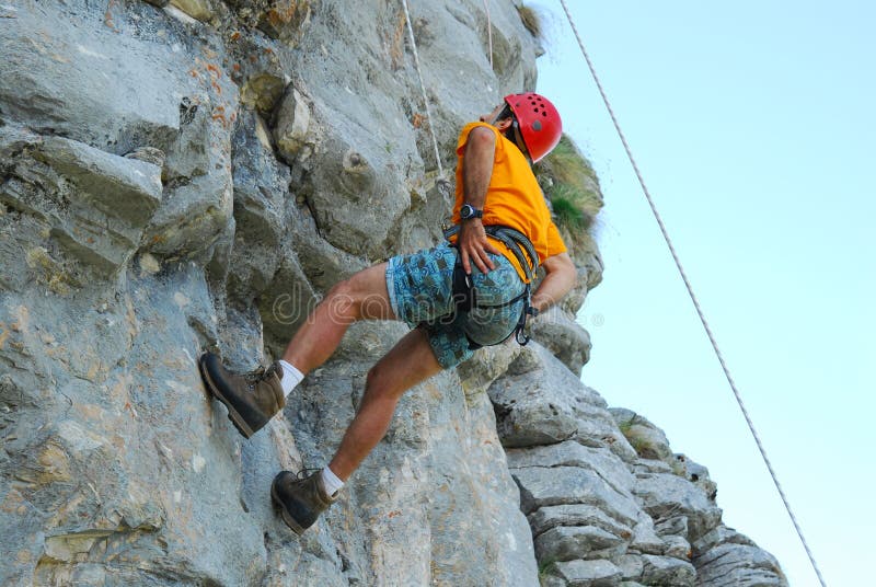 Women climber 3 stock image. Image of climbing, sport, difficult - 257587