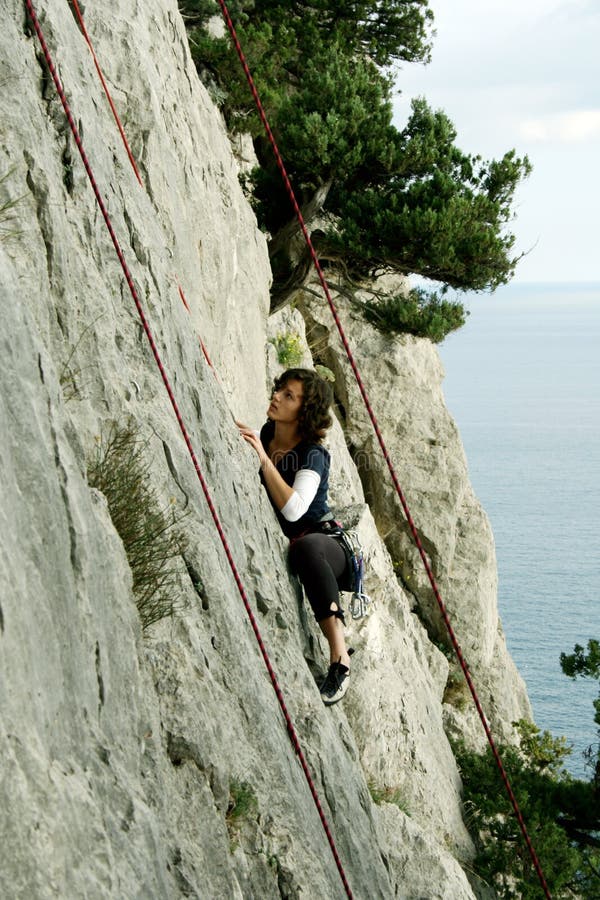 Climber. stock image. Image of excitement, exercise, daring - 48068449