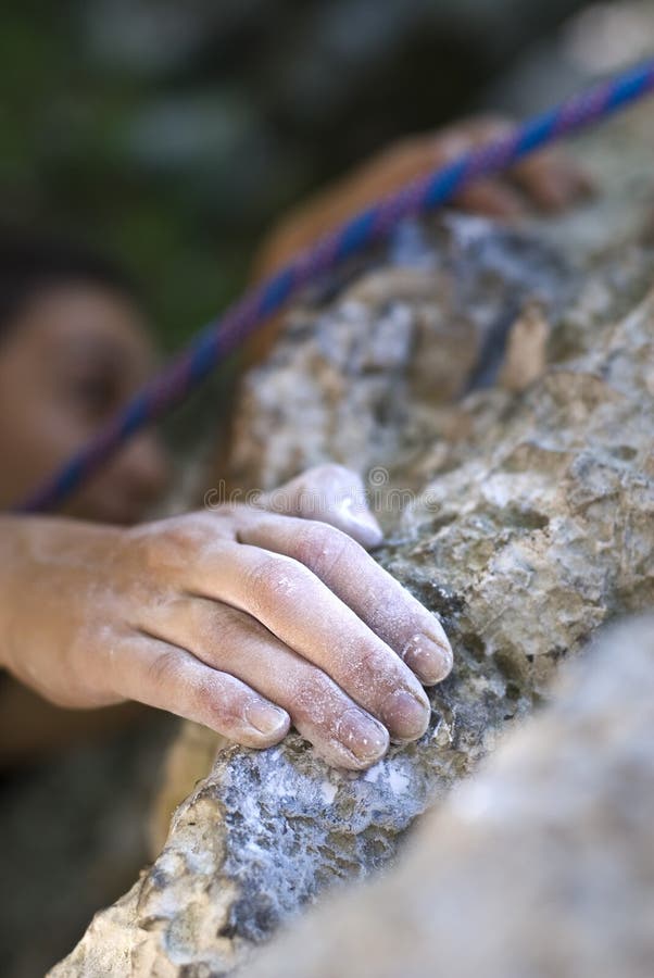 Climber hand stock image. Image of healthy, ascend, dangerous - 2820777