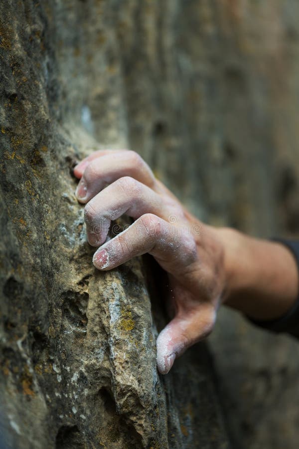Climber hand stock photo. Image of exercise, hard, dangerous - 32179490