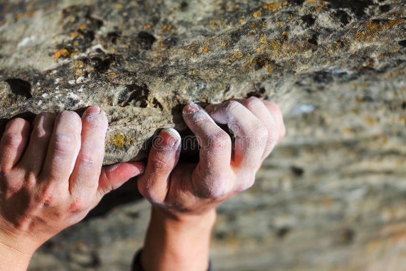Climber hand stock photo. Image of exercise, hard, dangerous - 32179490