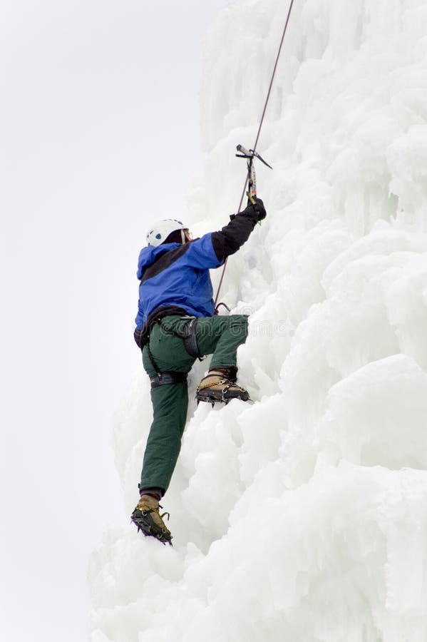 Climber in Snow stock photo. Image of climb, mountain - 1989362