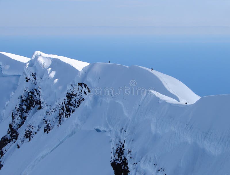 Beerenberg Volcano on Jan Mayen Island Stock Photo - Image of climb ...