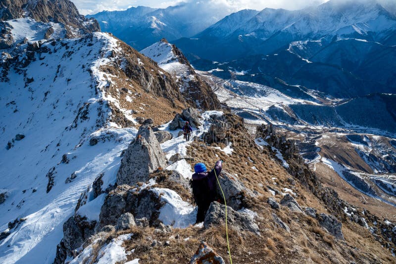 Rope Team Going Route Stock Photos - Free & Royalty-Free Stock Photos ...