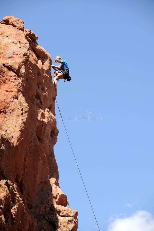 Climbing stock image. Image of mountaineer, height, effort - 10563369