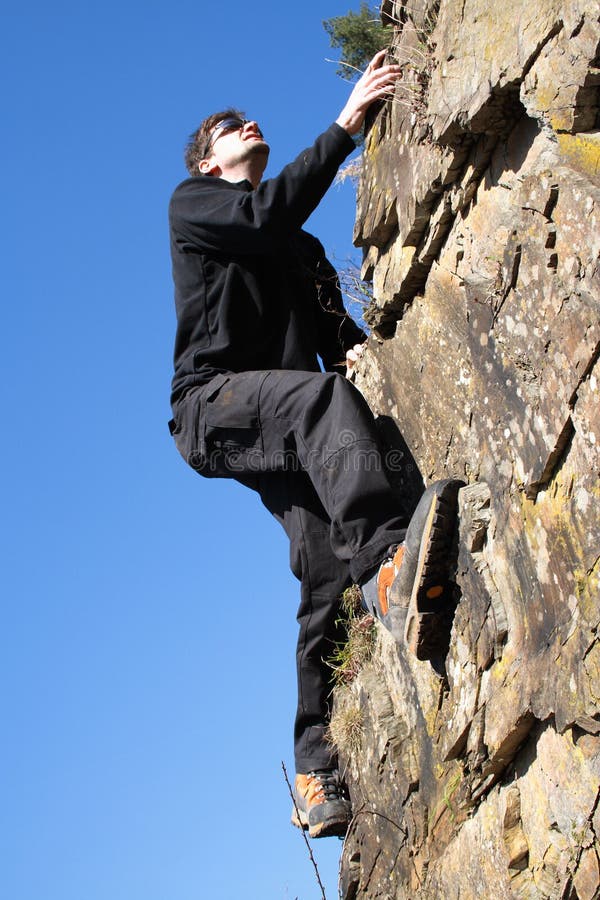 Climbing stock photo. Image of alpine, active, agile, climbing - 2273868