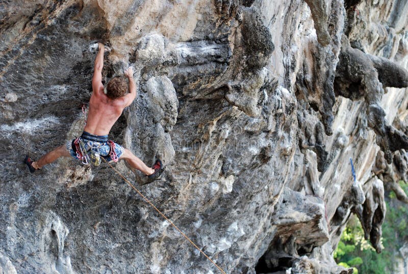 Climbing stock photo. Image of slope, summit, clip, thailand - 2364390