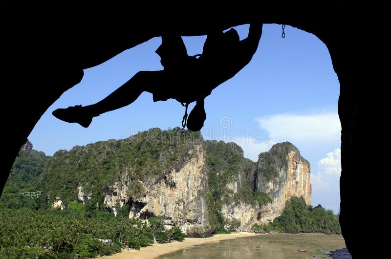 The climb stock image. Image of aspiration, achievement - 1377523