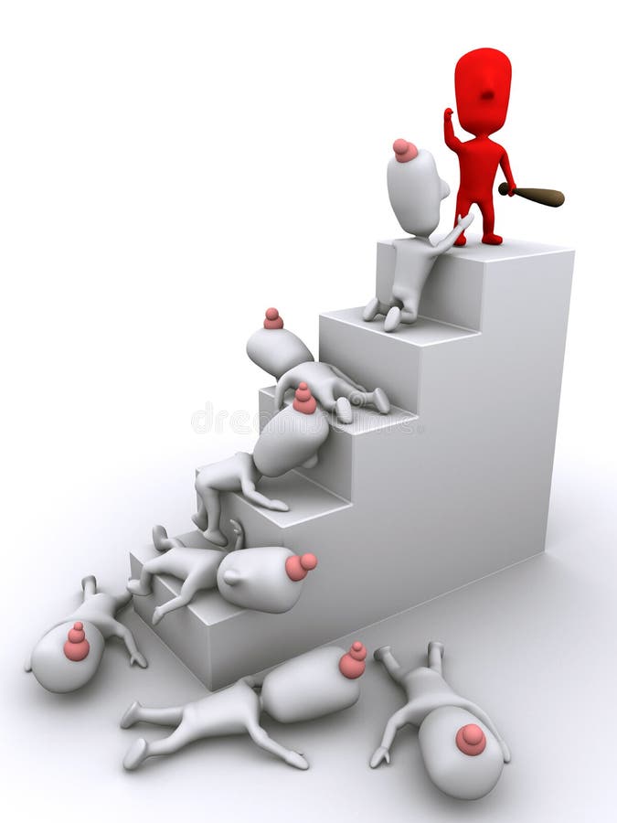 The corporate ladder. stock illustration. Illustration of pattern - 582702