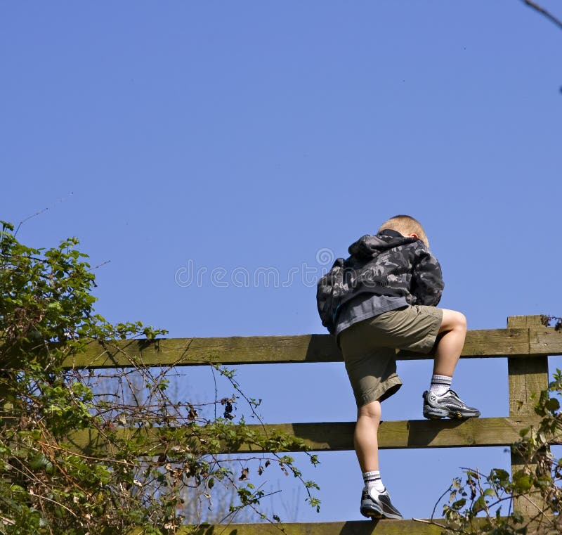 Climbing gate stock image. Image of enjoy, climbing, fence - 13440069