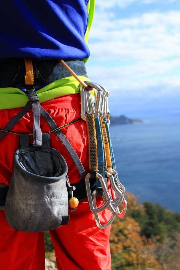 Climbing gear stock photo. Image of person, finger, mountaineering ...