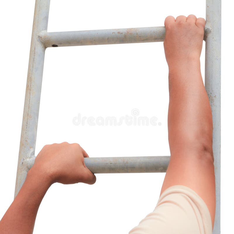 Climbing ladder stock photo. Image of metal, standing - 33107788
