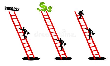 Going Down Ladder Stock Illustrations – 148 Going Down Ladder Stock ...
