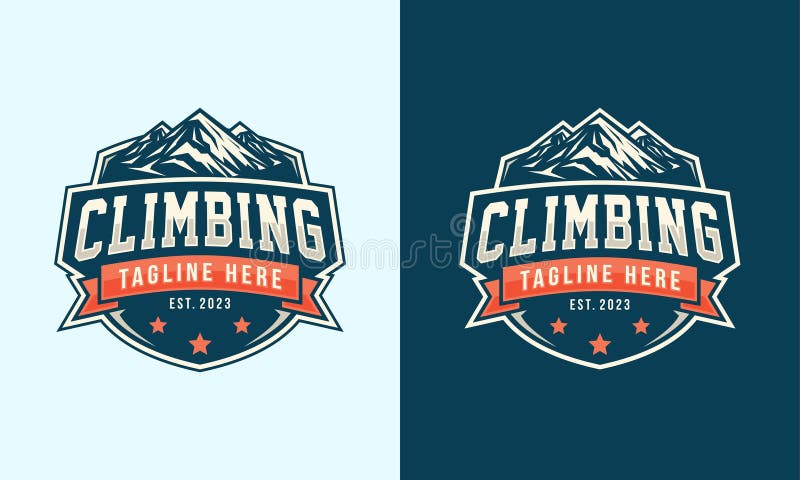 Climbing Logo Vector. Sport Climbing, Emblem Climbing Illustration ...