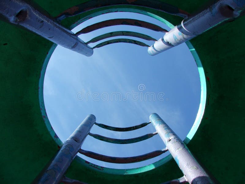 Climbing out stock image. Image of corporate, success, small - 297547