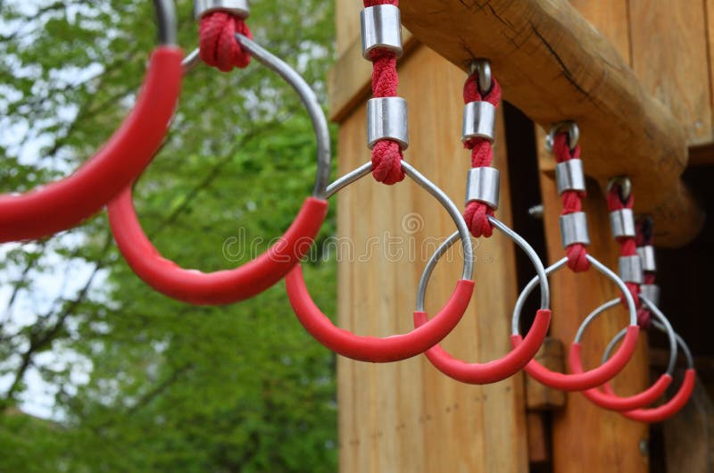 Climbing rings stock image. Image of children, outdoor - 38904293