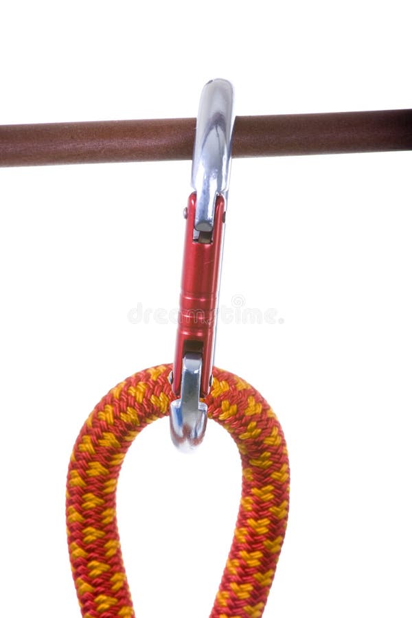 Climbing rope stock photo. Image of security, mountain - 13006024