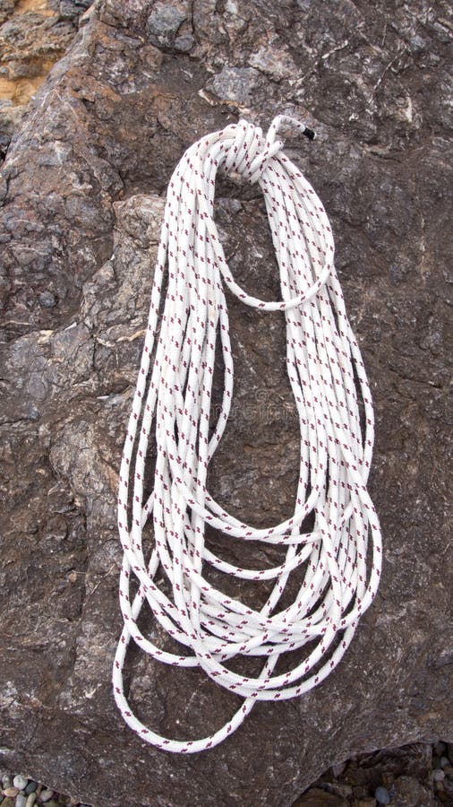 Climbing rope stock image. Image of cord, extreme, safe - 40963269