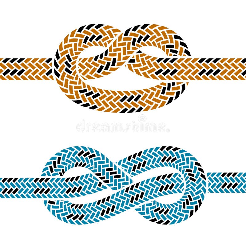 Rope knots stock vector. Illustration of bound, noose - 24904540