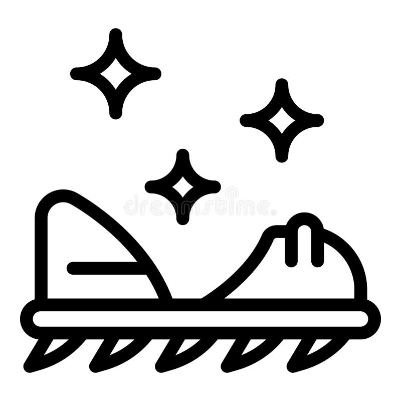 Climbing Spikes Icon, Outline Style Stock Vector - Illustration of rock ...