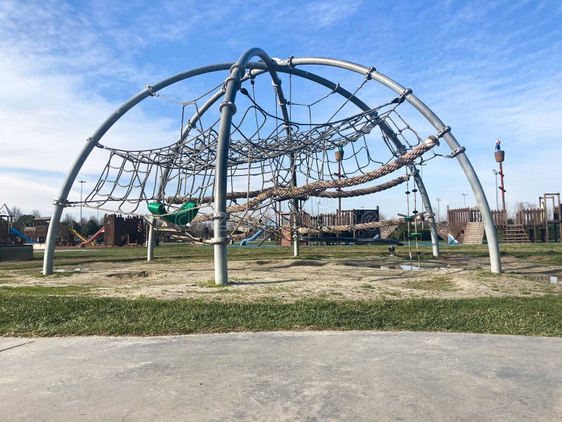 Climbing Structure Area in Public Kid Park Amazing for Make Kids Brave ...
