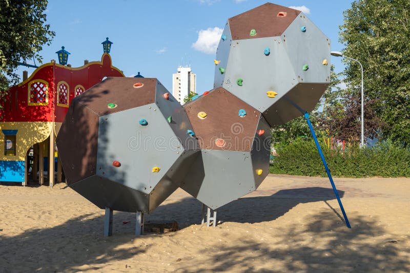 Climbing Structures Providing Fun and Challenges in Playground Setting ...