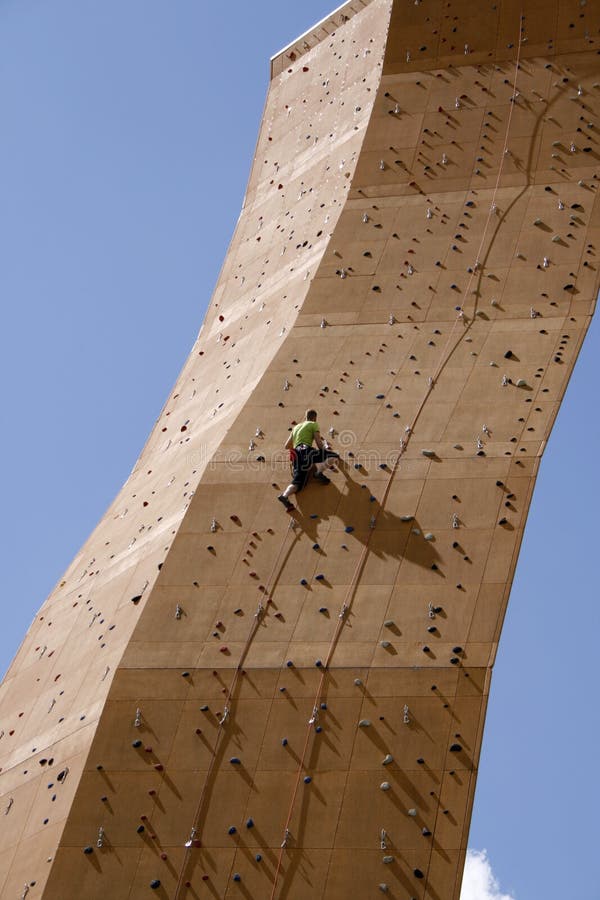 Climbing to the top stock image. Image of lonely, exercise - 2741139