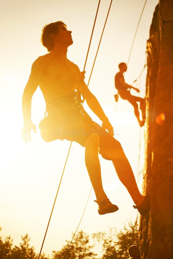 Climbing Training stock photo. Image of bouldering, adrenaline - 20635688