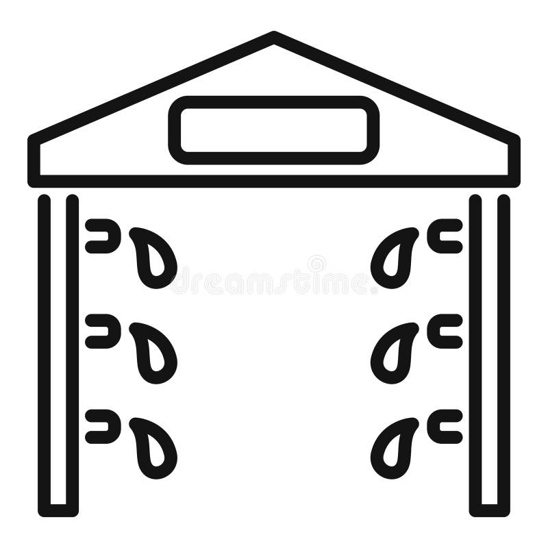 Climbing Wall for Training with Holds Icon Outline Vector Stock Vector ...