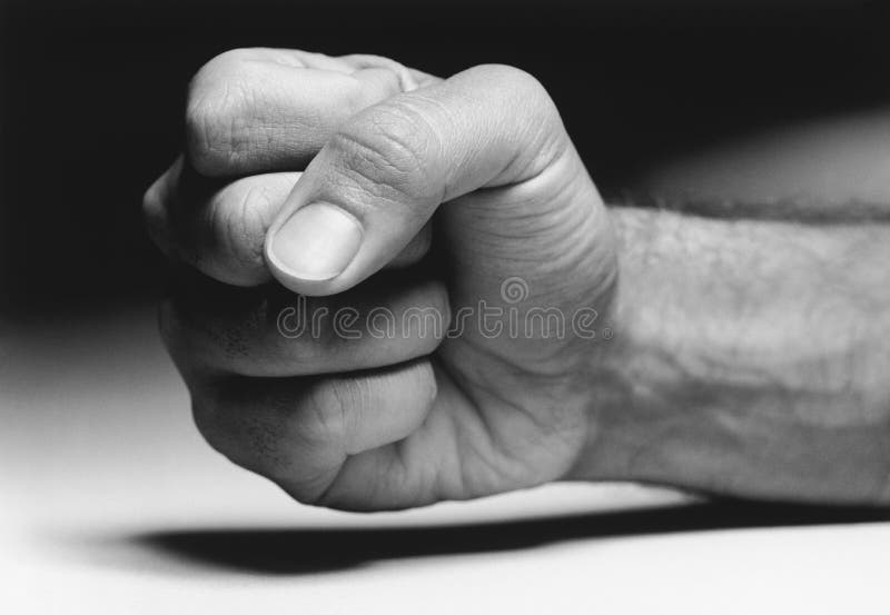 Clinched Fist stock photo. Image of people, anger, strong - 29656374