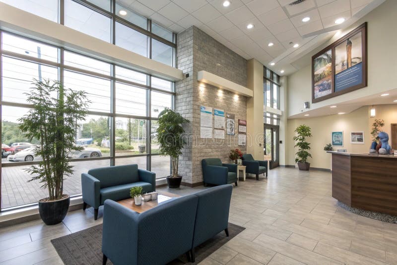 Clinic Lobby Interior Design Stock Photo - Image of inspiration, ideas ...