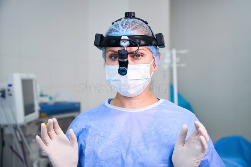 Clinic Specialist is Ready To Perform the Operation Stock Photo - Image ...