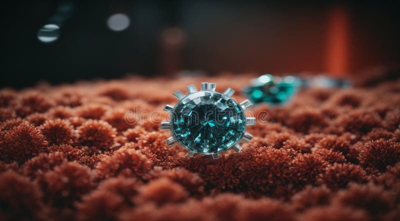 Clinic Virus Under the Microscope, Virus Wallpaper, Covid Virus Under ...