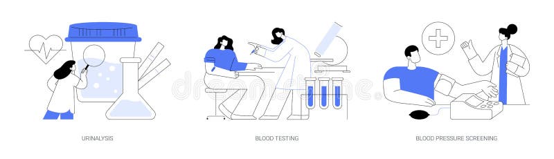 Clinical Examination Abstract Concept Vector Illustrations. Stock ...
