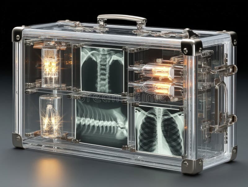 A Clinical Image of an X-ray Lightbox with X-ray Films Stock Image ...