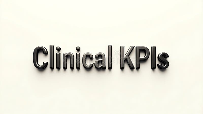 Clinical Key Performance Indicators Displayed on a Minimalistic Surface ...