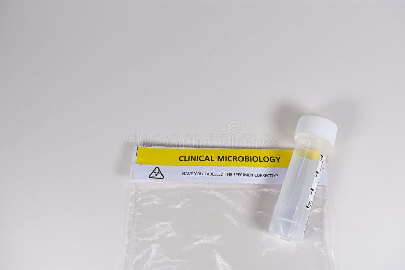 Clinical Microbiology Specimen Plastic Bag with Sample Test Container ...