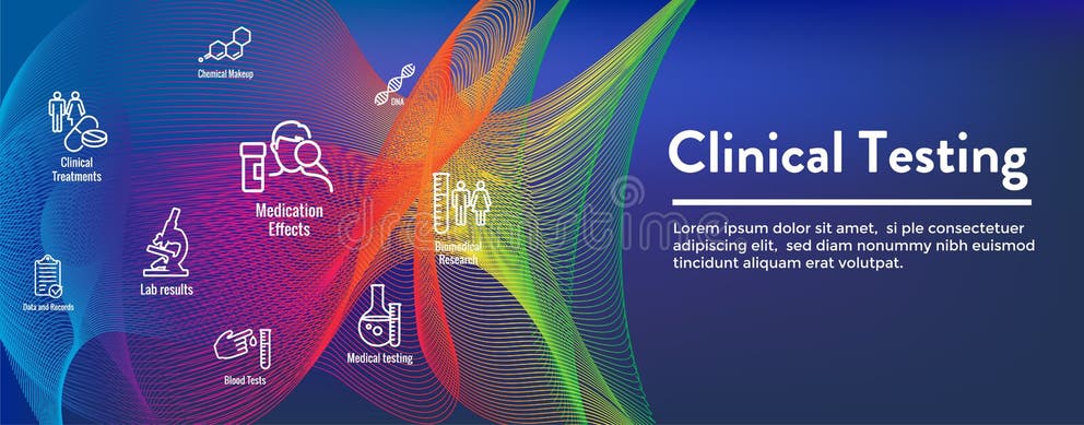 Clinical Study Web - Header Banner and Icon Set Stock Vector ...