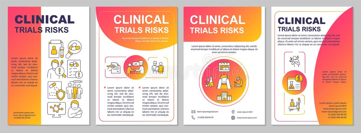 Clinical Trials Flyer Stock Illustrations – 12 Clinical Trials Flyer ...