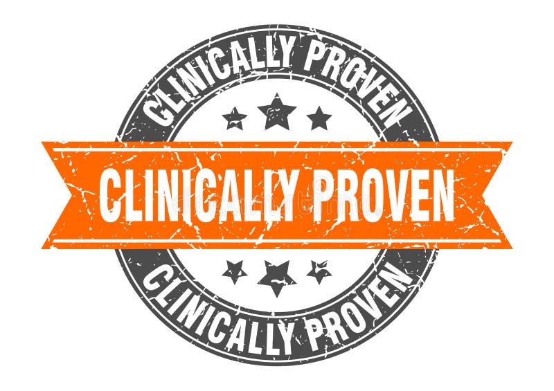 Clinically Proven Sign. Clinically Proven Circular Band Label ...