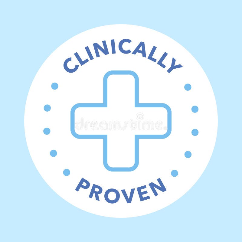 Clinically Tested, Approved, Vector Badge Stock Vector - Illustration ...