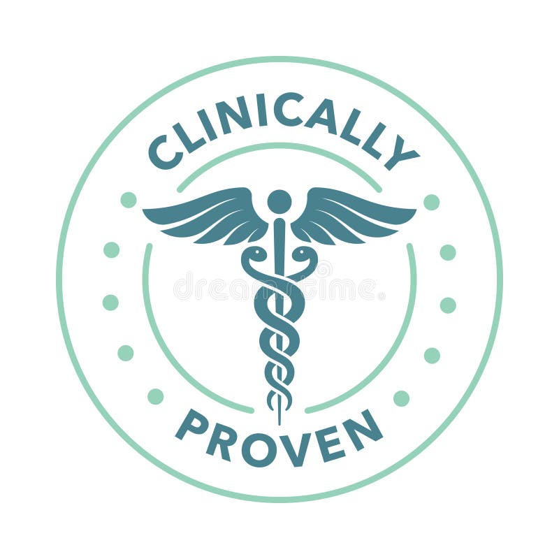 Clinically Tested, Approved, Vector Badge Stock Vector - Illustration ...