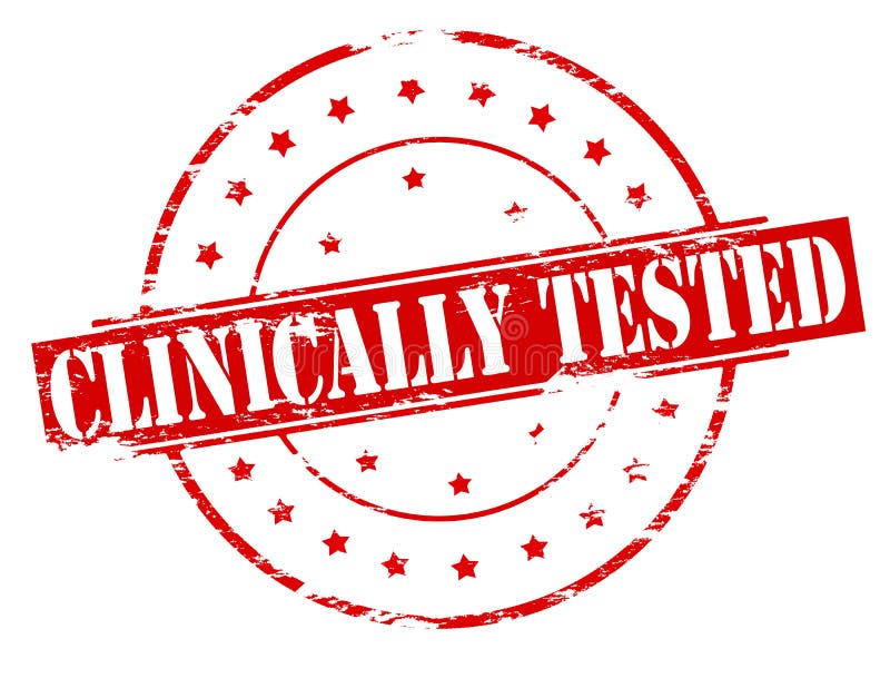 Clinically Tested Sign Or Stamp Symbol Stock Vector - Illustration of ...