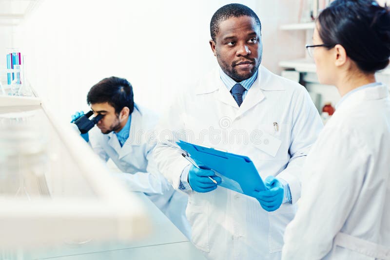 Clinicians at work stock image. Image of clinician, biochemistry - 72332189