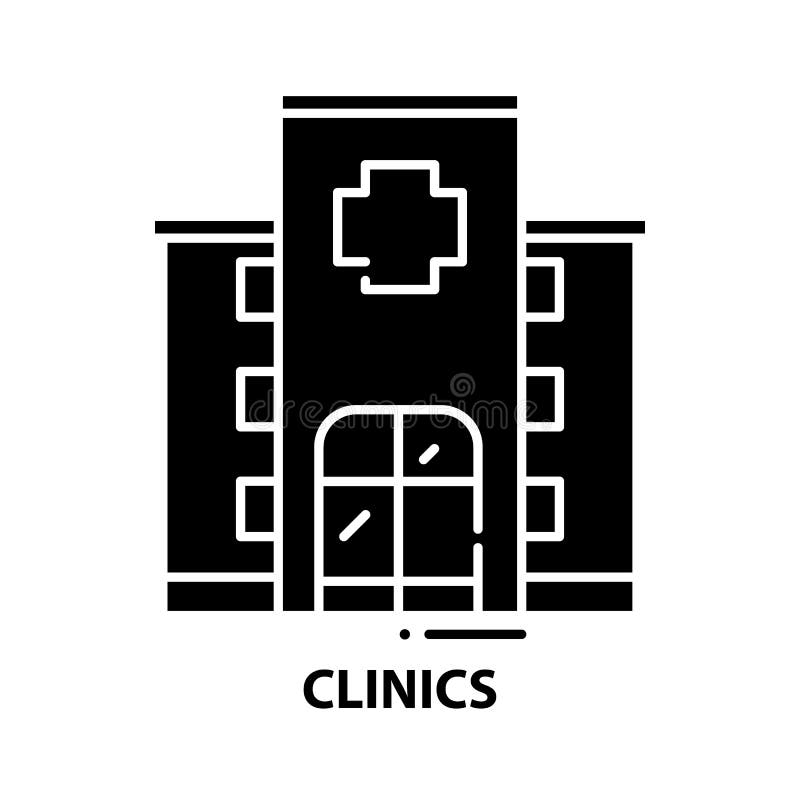 Clinics Icon, Linear Isolated Illustration, Thin Line Vector, Web ...