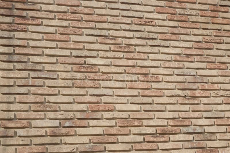 Clinker Brick Wall. Finishing Brickwork for Laying Out Stock Photo ...
