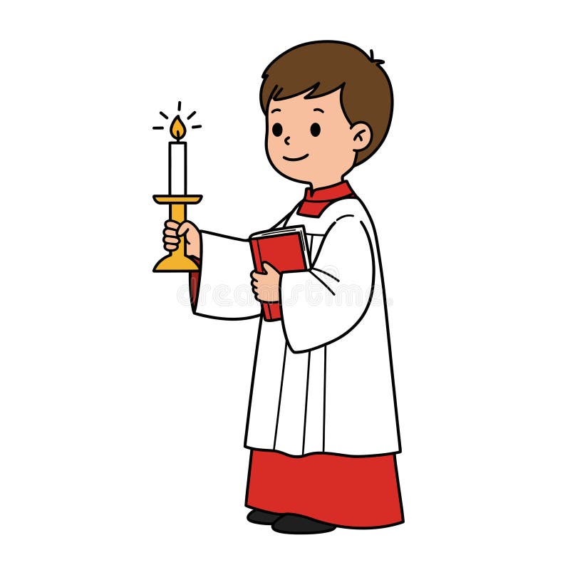 Church Altar Server Clip Art