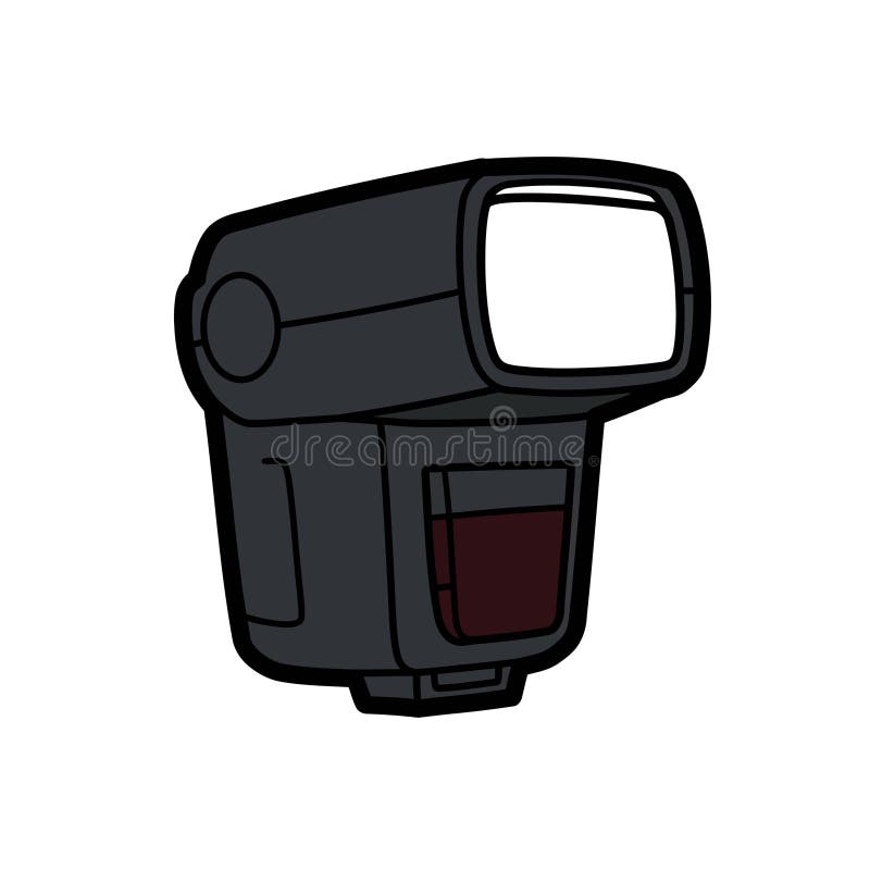 Clip art camera flash stock vector. Illustration of bright - 371555909