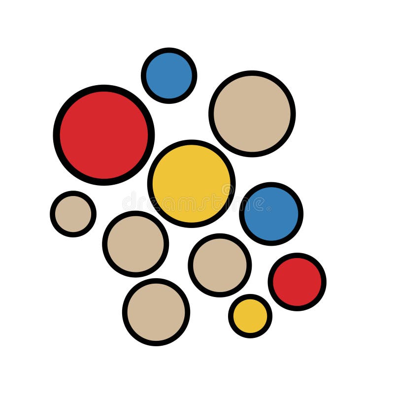 Clip art of circles stock illustration. Illustration of balance - 368720396